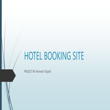 HOTEL BOOKING SITE Final.pptx