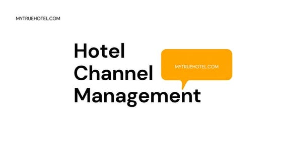 Hotel channel manager | PPTX