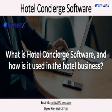 Hotel Concierge Software | Web Concierge | PPTX
