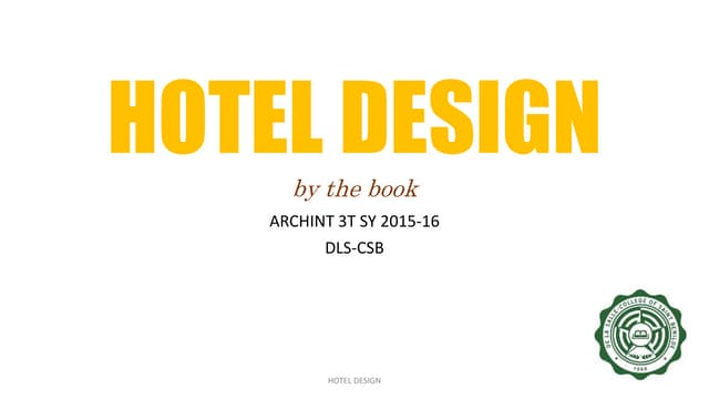 Space Hotel Design | PDF