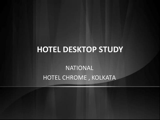 Live case study motel | PPTX