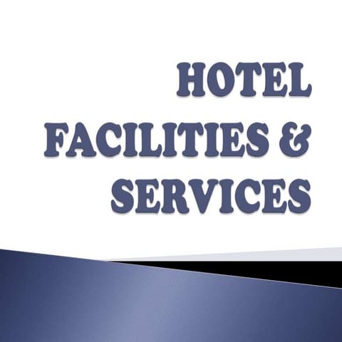 Hotel facilities | PPTX