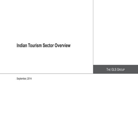 Indian Tourism Sector Overview | PDF