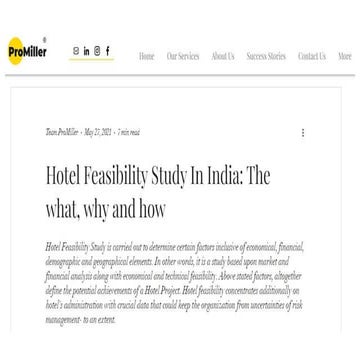 hotel feasibility study in india.pptx