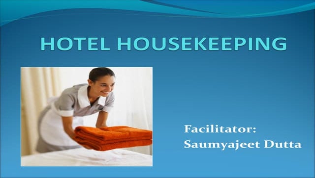 Housekeeping ppt | PPT