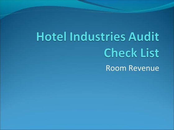 Billing methods (F&B Service) | PPTX