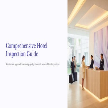 LQA Room Audit with eAuditor Audits & Inspections | PDF