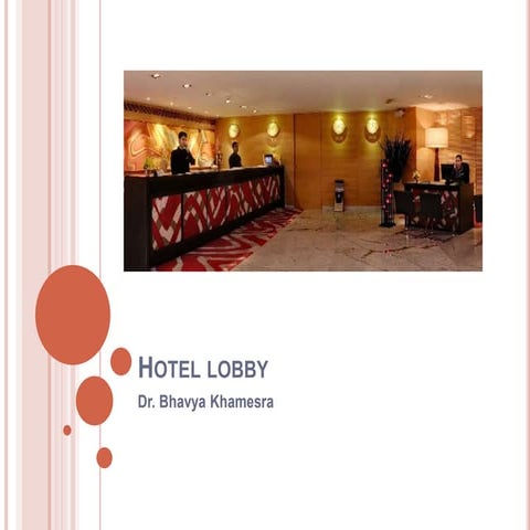 Hotel lobby | PPTX