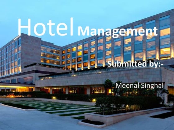 A PROJECT REPORT ON HOTEL MANAGEMENT SYSTEM | PDF