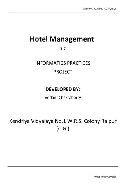 Ip library management project | DOCX