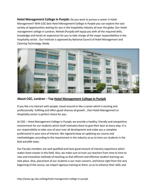 What Are The Scope Of Hospitality Industry? | PPTX