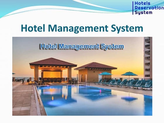 hotel mgt system | PPT