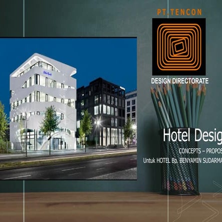 Architectural Design Concept for a budget hotel | PDF