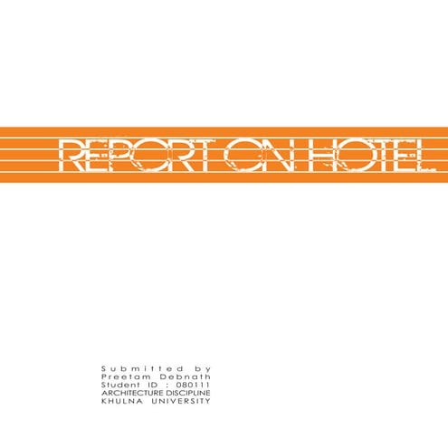Report on Hotel | PDF | Hotels and Motels | Travel Type