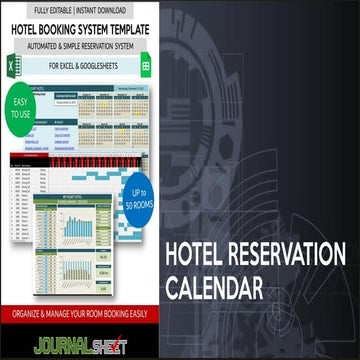 Hotel Reservation Management Spreadsheet Slides | PPT