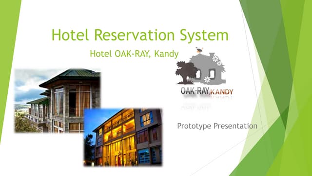 Hotel Reservation System Project | PPTX