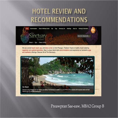 Hotel review | PPT