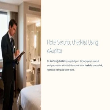 Office Workplace Safety Checklist with eAuditor Audits and inspections ...