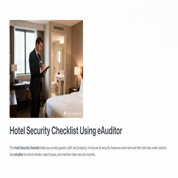 Office Workplace Safety Checklist with eAuditor Audits and inspections ...