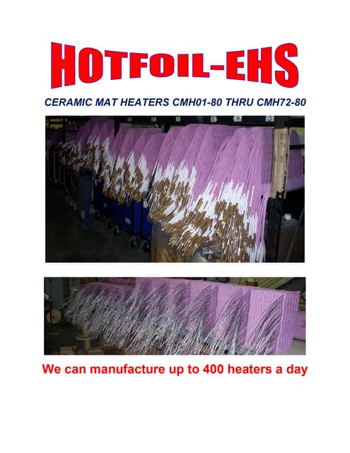 Hotfoil-EHS Heat Treatment Power Consoles | PDF