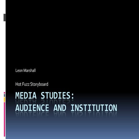 Hot fuzz storyboard | PPTX