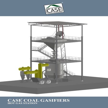 Hot Coal Gasifier by CASE | PDF