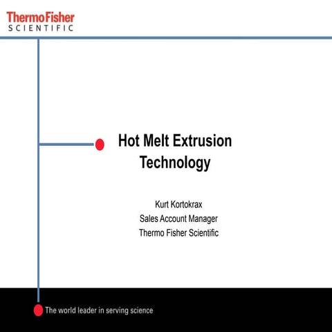 Hot Melt Extrusion Technology | PPT