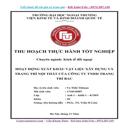 Hoạt Động Xuất Khẩu Vật Liệu Xây Dựng Của Công Ty Tnhh Trang Trí Bac.docx
