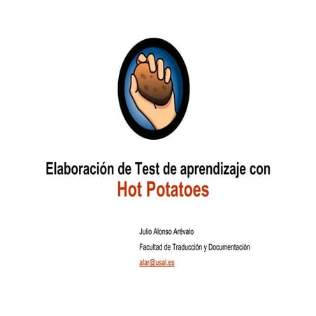 Hot potatoes: Elaboración de Test de aprendizaje con Hot Potatoes | PDF