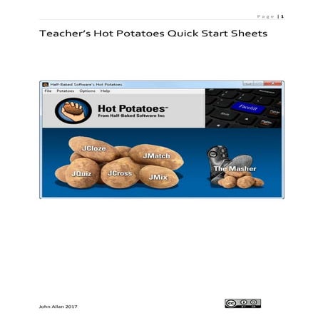 Hot Potatoes Complete Teacher Guide v1.0 | PDF