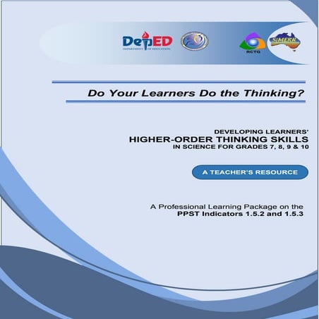 HOTS-PLP-Teachers guide for matatag pfdd | PDF