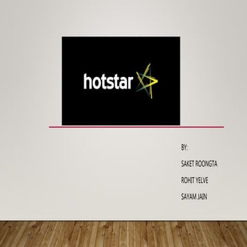 Hotstar | PPTX