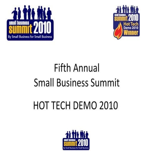 HOT TECH DEMO 2010 | PPTX