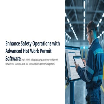 Smart Work Permit Management Software for Safer Operations | PPTX