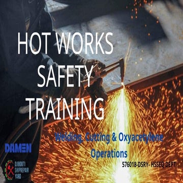 Hot Works Safety Training | PDF