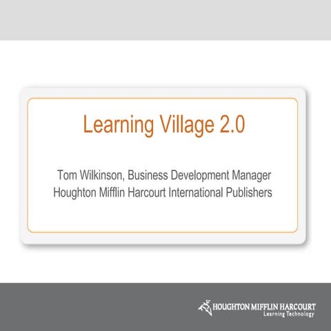 Houghton Mifflin Showcase | PPT