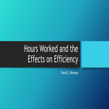 Exploring the 4-Day Work Week | PDF