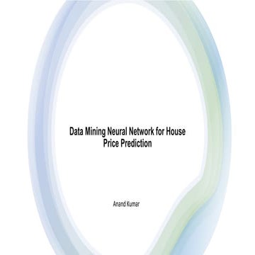 Data Mining Neural Network For House Price Prediction Ppt