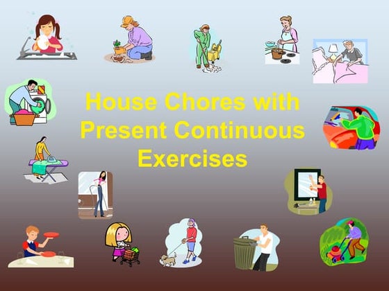 Household Chores List Of Daily Chores With Pictures 7esl Chores And