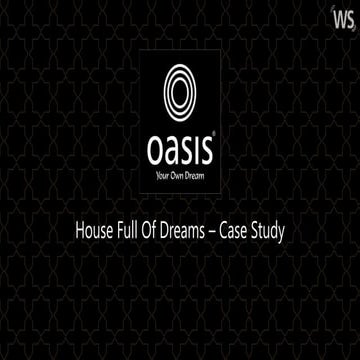 Oasis Tiles Event Marketing Case Study by Webshakers | PPTX