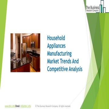 Household appliances manufacturing | PPTX