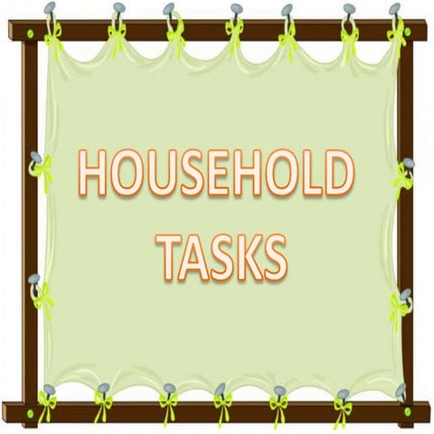 Household tasks | PPTX