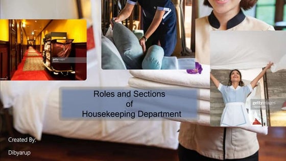 Functions of houskeeping department | PPTX