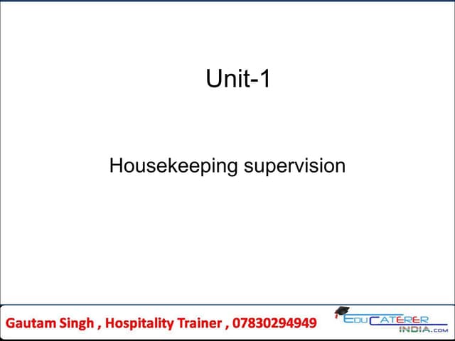 HOUSEKEEPING GROOMING STANDARDS | PPTX