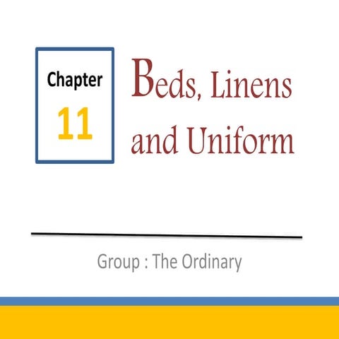 Housekeeping ch 11 | PPTX