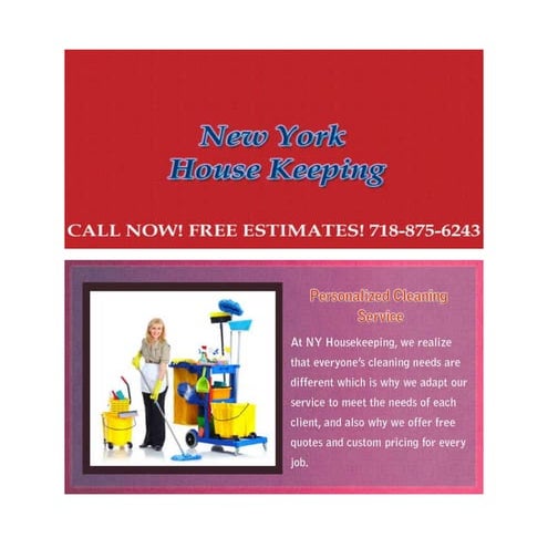Housekeeping in New York | DOCX