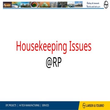 Presentation on Housekeeping Issue @RP.pptx