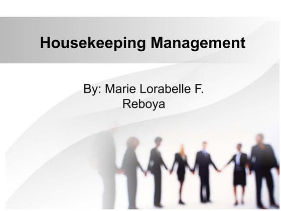 HOUSEKEEPING OPERATION: HOUSEKEEPING INVENTORIES | PPT | Bath and Shower | Personal Care
