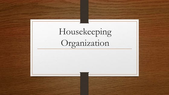 Housekeeping Key Terms | DOCX