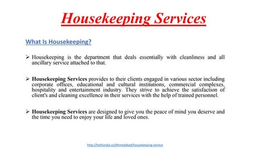 HOUSEKEEPING GROOMING STANDARDS | PPTX
